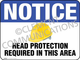 Head Protection Required