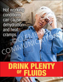 Hot Working Conditions Poster