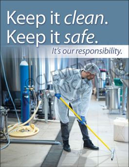 Keep It Clean. Keep It Safe Poster
