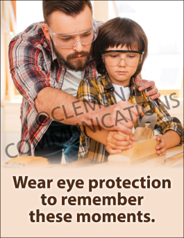 Wear Eye Protection Poster