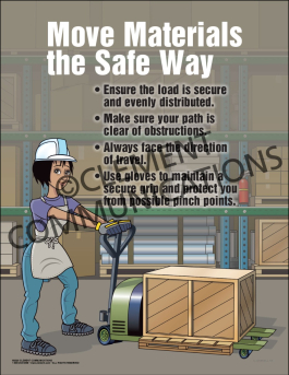 Move Materials the Safe Way Poster