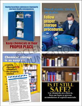Chemical HazCom Focus Pack 5: Storage | Safety Posters & Meeting Guide ...