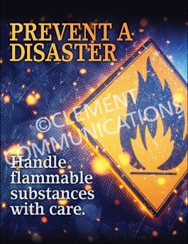 Fire Safety: Prevent a Disaster Safety Poster | Clement