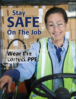 Wear Correct PPE Poster | Workplace Safety Gear | Clement