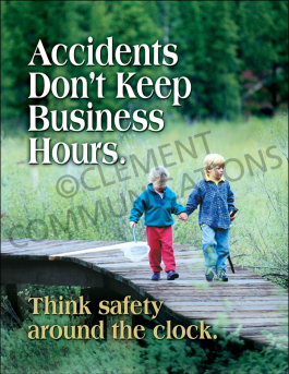 Accident Prevention 24/7 Safety Poster | Clement