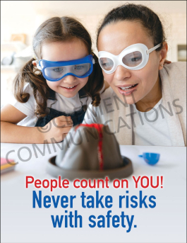 People Count on You Poster | Workplace Safety Motivation | Clement