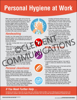 Personal Hygiene at Work Poster | Health and Wellness | Clement