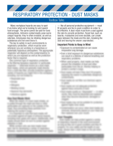 Respiratory Protection - PPE - Toolbox Talks - Safety Training