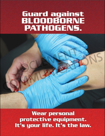 Bloodborne Pathogens – PPE – Safety Pocket Guide with Quiz Card