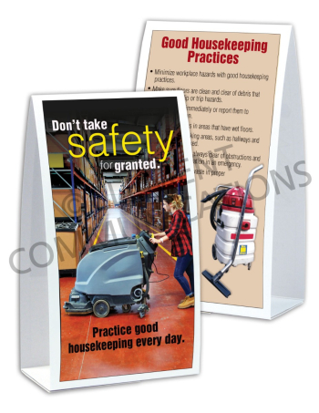 Housekeeping - Practice – Safety Pocket Guide with Quiz Card