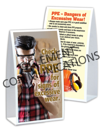 PPE - Excessive Wear - Safety Pocket Guide with Quiz Card