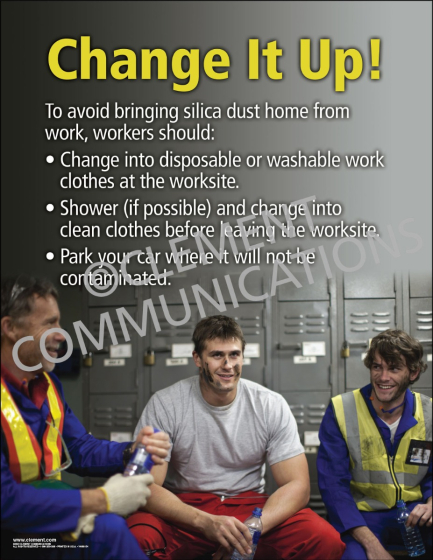 Silica Dust - Clothes Poster