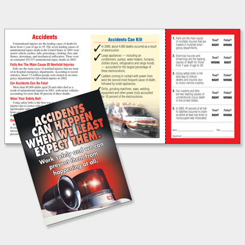 Safety Pocket Guide with Quiz Card