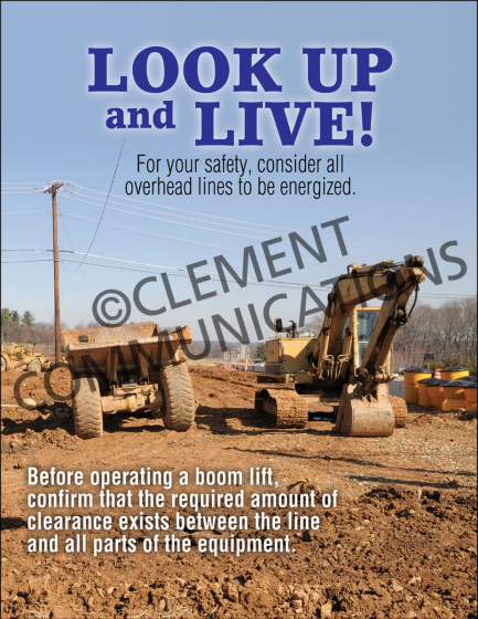 Look Up and Live Poster