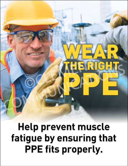 The Right PPE Poster