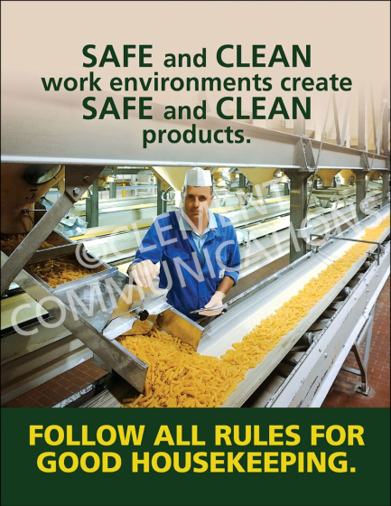Safe and Clean Poster