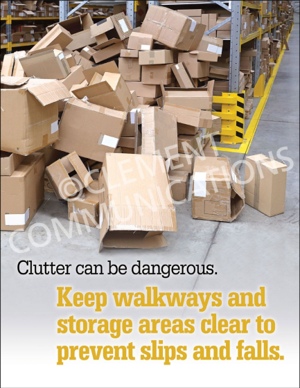 STF - Clutter can be Dangerous Poster