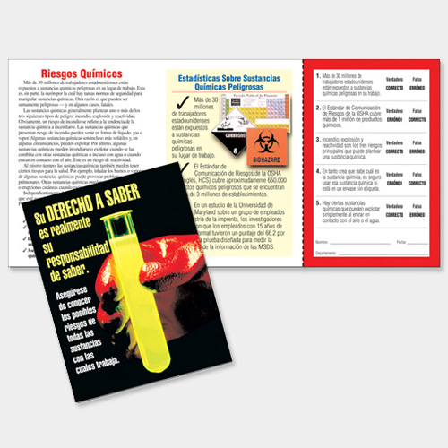 Safety Pocket Guide with Quiz Card