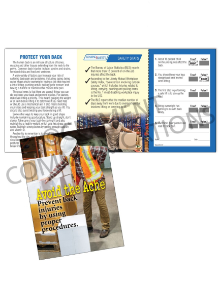 Safety Pocket Guide with Quiz Card