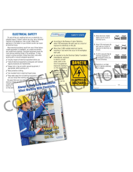 Electrical Safety – Your Life Depends on It – Safety Pocket Guide with ...
