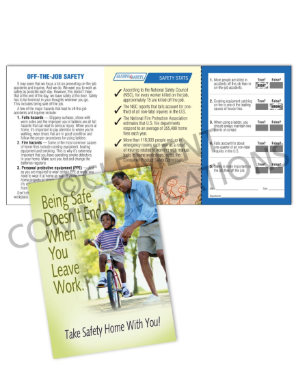 Off-the-Job Safety - Bike - Safety Pocket Guide with Quiz Card
