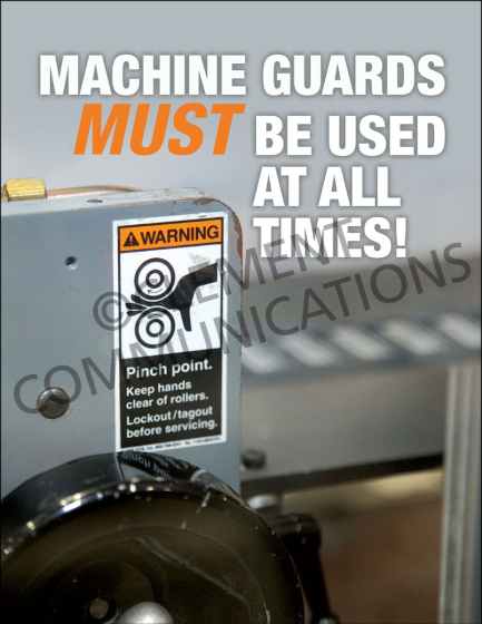Machine Guards/Don't Remove Poster