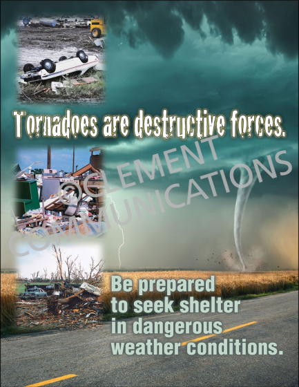 Tornado Safety - Destructive - Posters