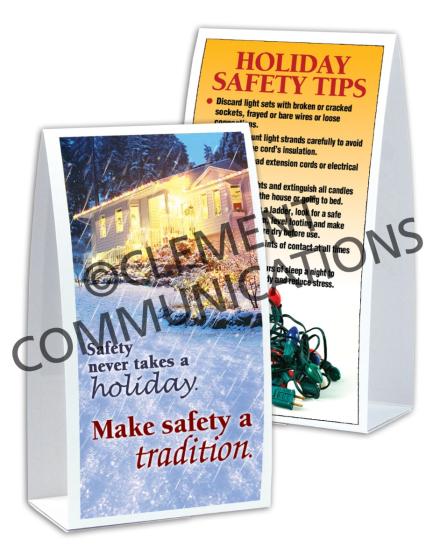 Seasonal Safety - Tradition - TABLE-TOP TENT CARDS