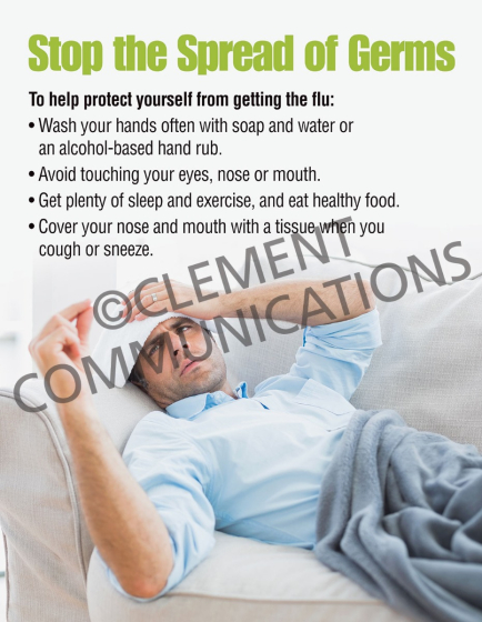 Stop the Spread of Germs Poster