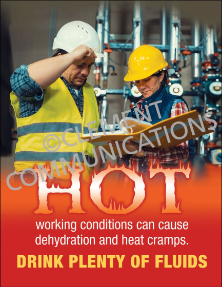 Hot Working Condition Poster