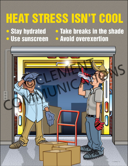 Heat Stress Isn't Cool Poster