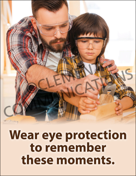 Wear Eye Protection Poster