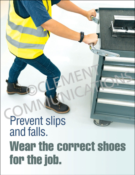 Wear the Correct Shoe Poster