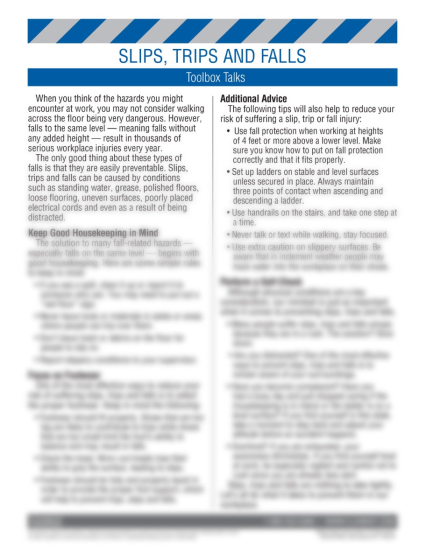 SlipsTripsFalls-General