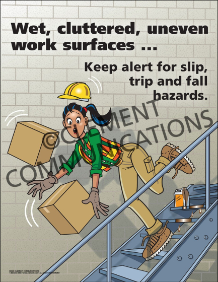 Wet, Cluttered, Uneven Poster