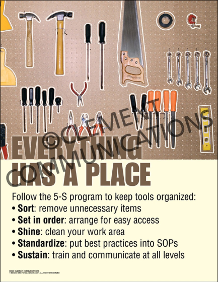 Everything Has A Place Poster