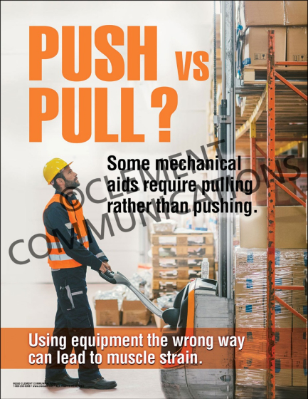 Push vs Pull Poster